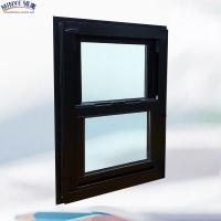 China Aluminum Single Hung Sash Windows in Windproof White for Vertical Up Down Sliding for sale