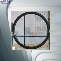 China CE Standard Aluminum Profile Moon Window Shade Circular Glass Windows 5mm+12A+5mm Double Glazing for sale