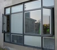 China Customized Aluminum Casement Windows Double Glazing 5mm+12A+5mm Thermal Break for sale