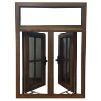 China Customized Aluminum Casement Windows Double Glazing 5mm+12A+5mm Thermal Break for sale