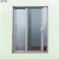 China Villa Sliding Door with Built-In Glass Blinds Waterproof Aluminum Alloy 1200mm for sale