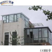 China Customized Aluminum Glass Sunroom 80mm Energy Saving Winter Garden Greenhouse for sale