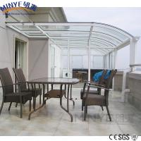 China Customized Aluminum Glass Sunroom 80mm Energy Saving Winter Garden Greenhouse for sale