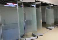 China Chinese Top Hardware Folding Screen Glass Curtain Stack Panoramic Accordion Bifold Door for sale