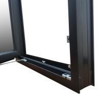 China Thermal Break Tilt and Turn Aluminium Casement Window 6063-T5 Double Glazed 5mm+12A+5mm for sale