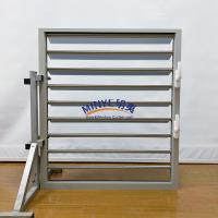 China Ventilation Aluminum Glass Louvers Windows with Handle Lock Heat Insulating Advantage for sale
