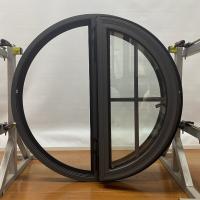 China Custom Soundproof Aluminum Casement Windows 30dB Thermal Break Double Glazing for sale