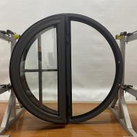 China Custom Soundproof Aluminum Casement Windows 30dB Thermal Break Double Glazing for sale