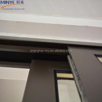 China Aluminum Clad Wood 3 Panel Patio Doors Low-E Tempered Glass Sliding Door 5mm+12A+5mm for sale