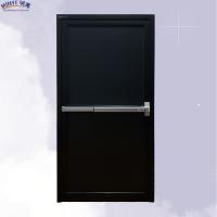 China Black Aluminum Single Pivot Door 2.0mm Thickness 800x2100mm Customizable for sale