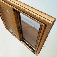 China Double Tempered Glass Hurricane Sliding Window with Magnetic Screen 5mm+12A+5mm for sale