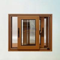 China Double Tempered Glass Hurricane Sliding Window with Magnetic Screen 5mm+12A+5mm for sale