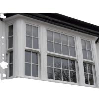 China Horizontal Opening Triple Glazed Black Panoramic Window for Floor To Ceiling View for sale