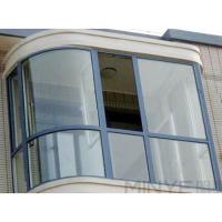 China Horizontal Opening Triple Glazed Black Panoramic Window for Floor To Ceiling View for sale