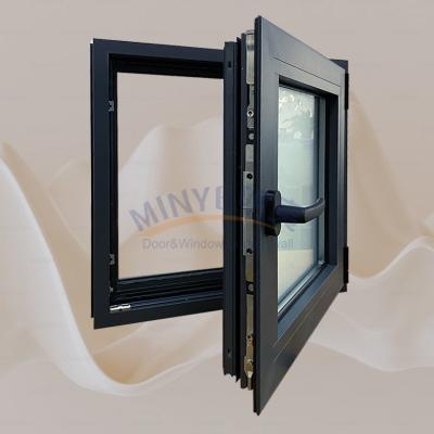 China Thermal Break Tilt Turn Casement Window 6063 T5 Aluminum Double Glazing 5mm 12A 5mm for sale