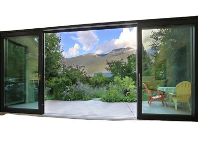 China Sound Heat Insulation Aluminum Sliding Doors 30dB 4500pa for Apartments for sale