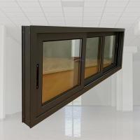 China Thermal Break Aluminum Sliding Window 5mm+12A+5mm Double Glazing ISO9001 CE for sale