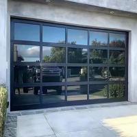 China Aluminum Alloy Folding Garage Door Heat Insulation Waterproof Soundproof 2000mm x 2000mm for sale