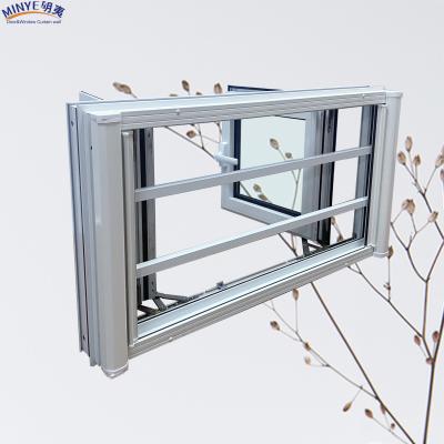 China Thermal Break Aluminum Casement Window 6063-T5 Custom Color Villa Design for sale