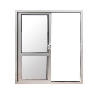 China Fiberglass Screen Netting Material Sliding Door Customized Color 6063-T5 Aluminum 5mm+12A+5mm Glass for sale