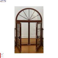 China Vertical Aluminum French Casement Window 6063-T5 Thermal Break Double Glazing 30dB for sale