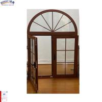 China Vertical Aluminum French Casement Window 6063-T5 Thermal Break Double Glazing 30dB for sale