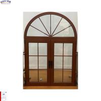 China Vertical Aluminum French Casement Window 6063-T5 Thermal Break Double Glazing 30dB for sale