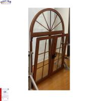 China Vertical Aluminum French Casement Window 6063-T5 Thermal Break Double Glazing 30dB for sale