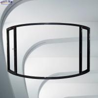 China Hotel Sliding Door Curved Multi Track Aluminum Frame Double Tempered Glass 5mm+12A+5mm for sale