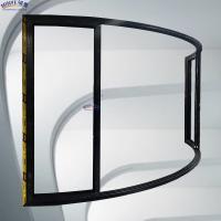 China Hotel Sliding Door Curved Multi Track Aluminum Frame Double Tempered Glass 5mm+12A+5mm for sale