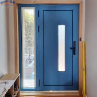China Anti-Theft French Design Aluminum Alloy Front Entry Door 6063-T5 for Home Business for sale
