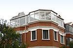 China Aluminum Alloy Sunroom Glass House Semi Circular Window 6063-T5 Double Glazed 5mm+12A+5mm for sale