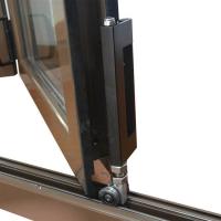 China Aluminum Folding Window with Double Tempered Glass and Optimal Thermal Performance for sale
