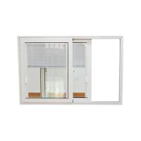 China Waterproof Aluminum Sliding Window Double Tempered Glass 5mm12A5mm Inner Dividing Strip Custom Size for sale