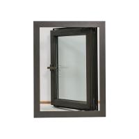 China Thermal Break Aluminum Tilt Turn Window 6063-T5 Waterproof Heat Insulation 30dB for sale