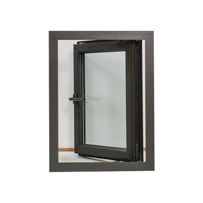 China Thermal Break Aluminum Tilt Turn Window 6063-T5 Waterproof Heat Insulation 30dB for sale