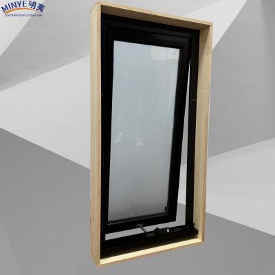 China Aluminum Casement Window with Built-In Shutter and Blinds Design 6063-T5 Thermal Break for sale