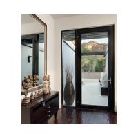 China Modern Casement Swing Door Hinge Aluminum Window 6063-T5 Thermal Break 5mm+12A+5mm Glass for sale