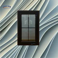 China Thermal Break Aluminum Casement Window Double Tempered Glass 5mm+12A+5mm Custom Sizes for sale