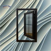 China Thermal Break Aluminum Casement Window Double Tempered Glass 5mm+12A+5mm Custom Sizes for sale