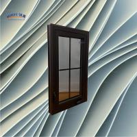 China Thermal Break Aluminum Casement Window Double Tempered Glass 5mm+12A+5mm Custom Sizes for sale