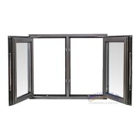 China Waterproof Aluminum Casement Window EPDM Sealing Double Tempered Glass 5mm 12A 5mm for sale