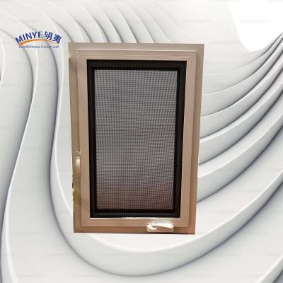 China Thermal Break Aluminum Casement Window 5mm Double Glazing Detachable Screen Custom Color for sale