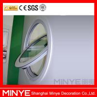 China Modern Double Tempered Glass Round Casement Windows 5mm+12A+5mm with Grills for sale