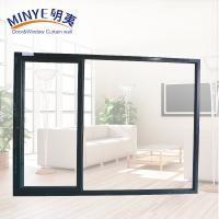 China Custom Aluminum Sliding Door Double Tempered Glass 5mm12A5mm Insulation Soundproof for sale