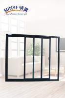 China Custom Aluminum Sliding Door Double Tempered Glass 5mm12A5mm Insulation Soundproof for sale