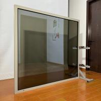China Aluminum Alloy Laminated Glass French Window 5mm+0.76mm Heat Insulation Water Resistance for sale