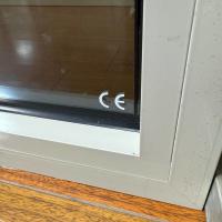 China Aluminum Alloy Laminated Glass French Window 5mm+0.76mm Heat Insulation Water Resistance for sale
