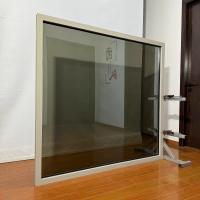 China Aluminum Alloy Laminated Glass French Window 5mm+0.76mm Heat Insulation Water Resistance for sale