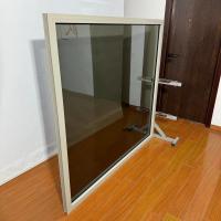 China Aluminum Alloy Laminated Glass French Window 5mm+0.76mm Heat Insulation Water Resistance for sale
